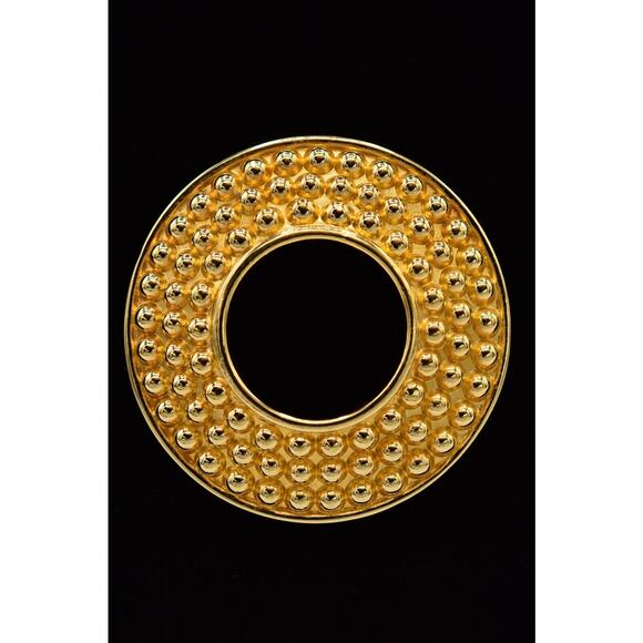 Swarovski | Jewelry | Sal Swarovski Vintage Brooch Pin Brushed Gold ...